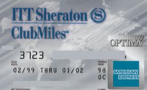 Bank Card: American Express ITT Sheraton (American Express, United ...