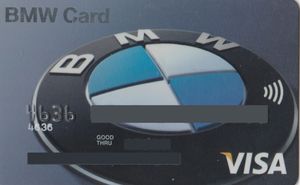 Bank Card: BMW Card VISA (BMW Bank of North America, United States of ...