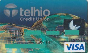 Bank Card: Telhio VISA (Telhio Credit Union, United States of ...