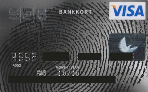 Bank Card: Seb Visa (Skandinaviska Enskilda Banken, Sweden) Col:SE-VI-0012