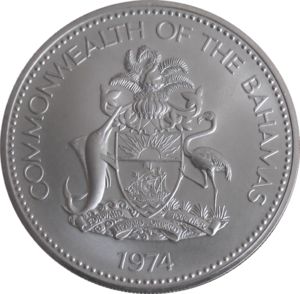 Coin: 10 Dollars (Sir Milo B. Butler Governor General) (Bahamas(Proof ...