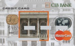 Bank Card: CIB Bank MC (CIB Bank, Hungary) Col:HU-MC-0035.01