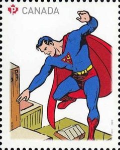 Stamp: Superman (Canada(75th Anniv. of Superman) Mi:CA 3040,Sn:CA 2677a ...