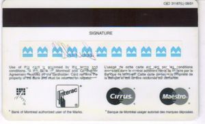 Bank Card: Bank of Montreal (Bank of Montreal, CanadaCol:CA-MS-0002
