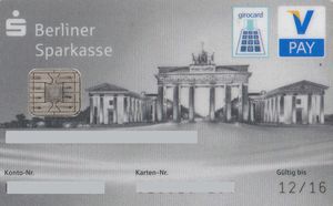 Bank Card: Berliner Sparkasse (Berliner Sparkasse, Germany, Federal ...