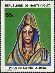 Stamp: Guimbé Ouattara (Upper Volta(Personalities of National History ...