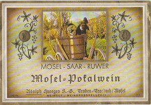 Drink Label: Mosel - Pokalwein (Adolph Huesgen K.G., Germany, Federal ...