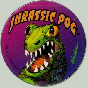 Meal Toy: Jurassic Pog (Flippo's/Pogs/Tazos, Netherlands(C&A Body Guard ...
