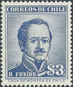 Briefmarke: General Ramón Freire Serrano (1787-1851) (Chile ...