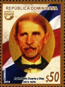 Sello: Juan Pablo Duarte y Diez (República Dominicana(América UPAEP ...