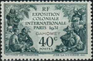 Timbre: Paris Colonial Exposition 1931 (Dahomey(Colonial Exposition) Mi ...