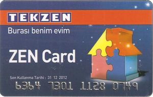 Functional Card: TEKZEN ZEN Card (Shops - Furniture, Türkiye (Turkey ...