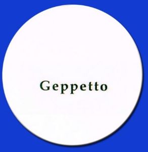 Meal Toy: Gepetto (Flippo's/Pogs/Tazos, Europe(Pinocchio) Col:CAP-PINO-02