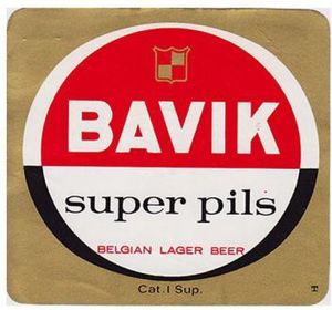 Drink Label: Bavik Super Pils (Bavik-De Brabandere, BelgiumCol:BE-BEER ...