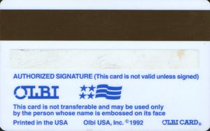 Bank Card: Sberbank. OLBI (Sberbank, RussiaCol:RU-GM-0002.02