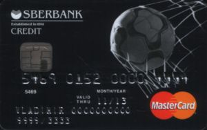 Bank Card: Football. Credit (Sberbank, RussiaCol:RU-MC-0036.01