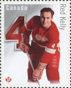 Stamp: Red Kelly (Canada) (NHL Original Six Legendary defencemen) Mi:CA ...
