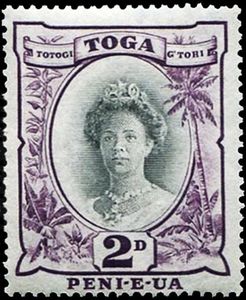 Stamp: Queen Sālote Tupou III (1900-1965) (Tonga(Definitives 1920-1935 ...