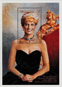 Stamp: Princess Diana (Dominica(Diana, Princess of Wales (1961-1997 ...