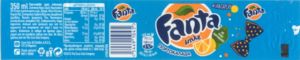 Drink Label: Fanta Blue Orange #FANTAPLAY - Bow (Coca-Cola 3E Greece ...