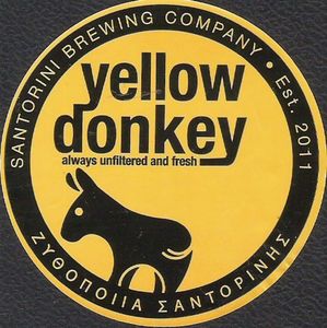 Drink Label: Yellow Donkey (Santorini Brewing Company, GreeceCol:GR ...