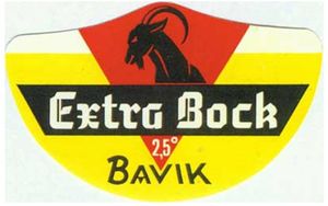 Drink Label: Bavik Extra Bock (Bavik-De Brabandere, BelgiumCol:BE-BEER ...