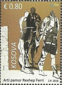 Stamp: Visual Arts by Rexhep Ferri (Kosovo) (Visual Arts by Rexhep ...