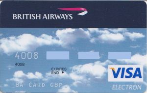 Bank Card: British Airways (Raphaels Bank, United Kingdom of Great ...