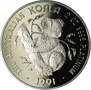 Coin: 500 Dollars (Bullion - Koala) (Australia) (Bullion - Australian ...