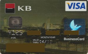 Tarjeta de Banco: KB - Business Card (Komerční Banka (KB), República ...