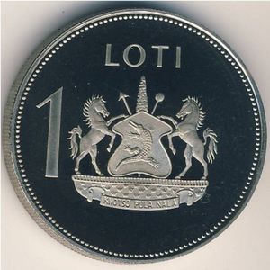 Moneda: 1 Loti (Coat of Arms) (Lesotho(1971~Today - Circulation) WCC:km22