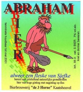 Drink Label: Abraham Bier (De 3 Horne, NetherlandsCol:NL-BEER-003818