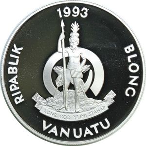 Coin: 50 Vatu (French Frigate "The Boudeuse") (Vanuatu(1992~today ...