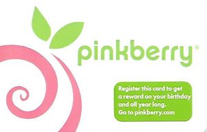 Gift Card: Pinkberry (Restaurants, United States of America(Pinkberry ...