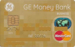 Bank Card: GE Money Bank - BUSINESS (GE Capital Bank, Czech RepublicCol ...