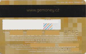 Bank Card: GE Money Bank - BUSINESS (GE Capital Bank, Czech RepublicCol ...