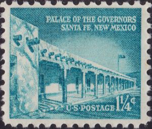Stamp: Palace of the Governors (1610), Santa Fe, New Mexico (United ...