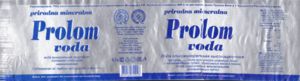 Drink Label: Prolom Voda still natural mineral water (AD Planinka ...