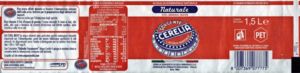 Drink Label: Cerelia still natural mineral water (Cerelia Sorgente ...