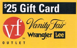 Gift Card: Vanity fair (VF Outlet, United States of America(VF Outlet ...