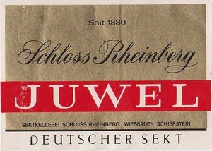 Drink Label: Schloss Rheinberg. Juwel (Schloss Rheinberg Sektkellerei ...