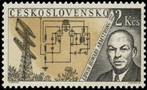 Stamp: E. H. Armstrong (1890-1954) (Czechoslovakia(Radioinventors) Mi ...