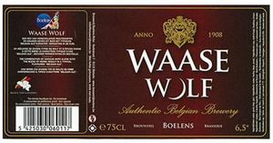 Drink Label: Waase Wolf 75cl (Boelens, BelgiumCol:BE-BEER-006195