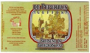 Drink Label: Geffen De Peperbus Bruisend in Broederschap (De 3 Horne ...