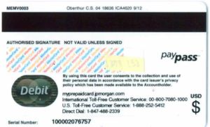 Tarjeta de Banco: Costa Cruise - Crew Payroll Card (J.P.Morgan ...