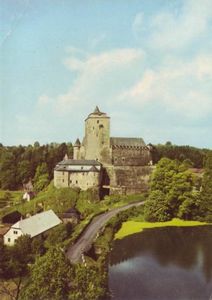 Postcard: Kost castle, Český Raj (Czechoslovakia(Kost) Col:CS-001896