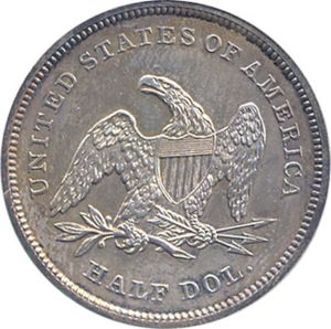Coin: 50 Cents / Half Dollar (Seated Liberty) (United States of America ...