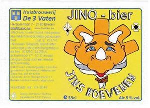 Dranketiket: Jino - Bier Jins Hoevenen (Boelens, BelgiëCol:BE-BEER-006201