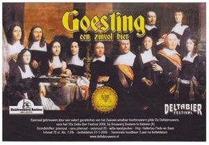Drink Label: Goesting Deltabier (Boelens, BelgiumCol:BE-BEER-006207