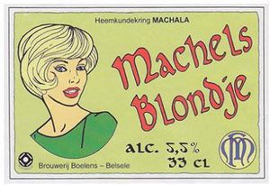 Drink Label: Machels Blondje (Boelens, BelgiumCol:BE-BEER-006222